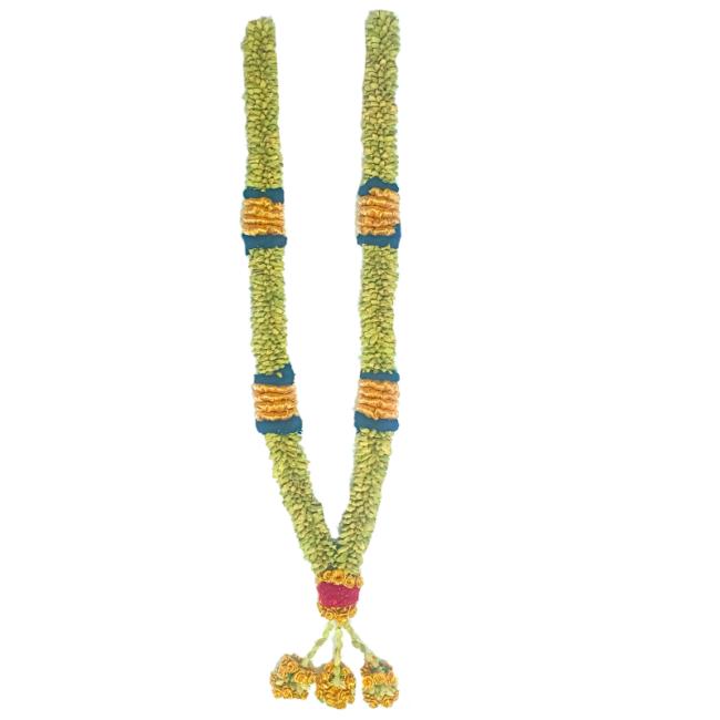 Buy Elaichi Garland With Gold Border – 2.5ft | Wedding & Pooja ...